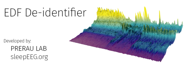 EDF De-identification Tool – Prerau Lab